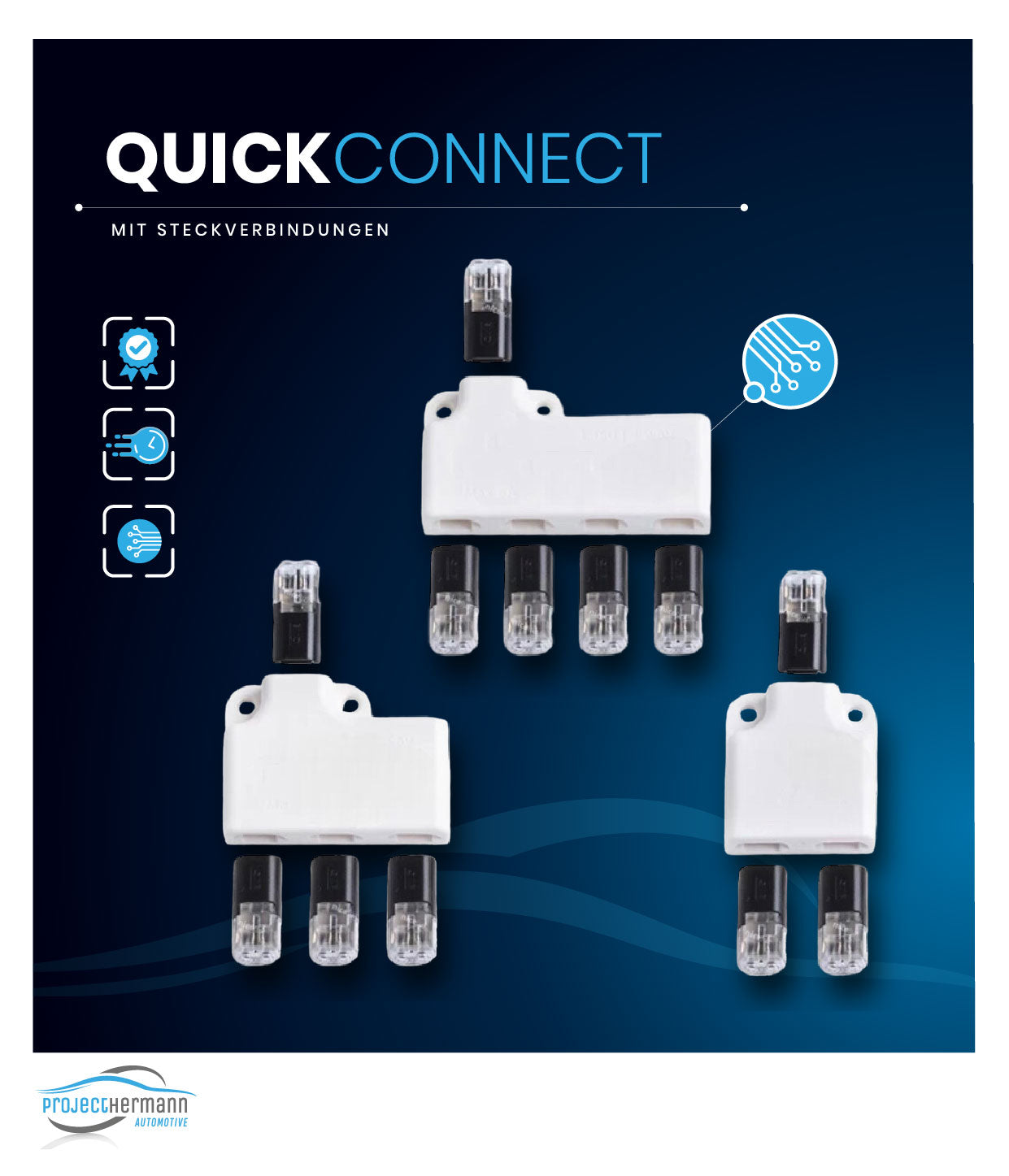 Quick-Connect Verbindungstechnik - KFZ Automotive, Beleuchtung (LED's ...