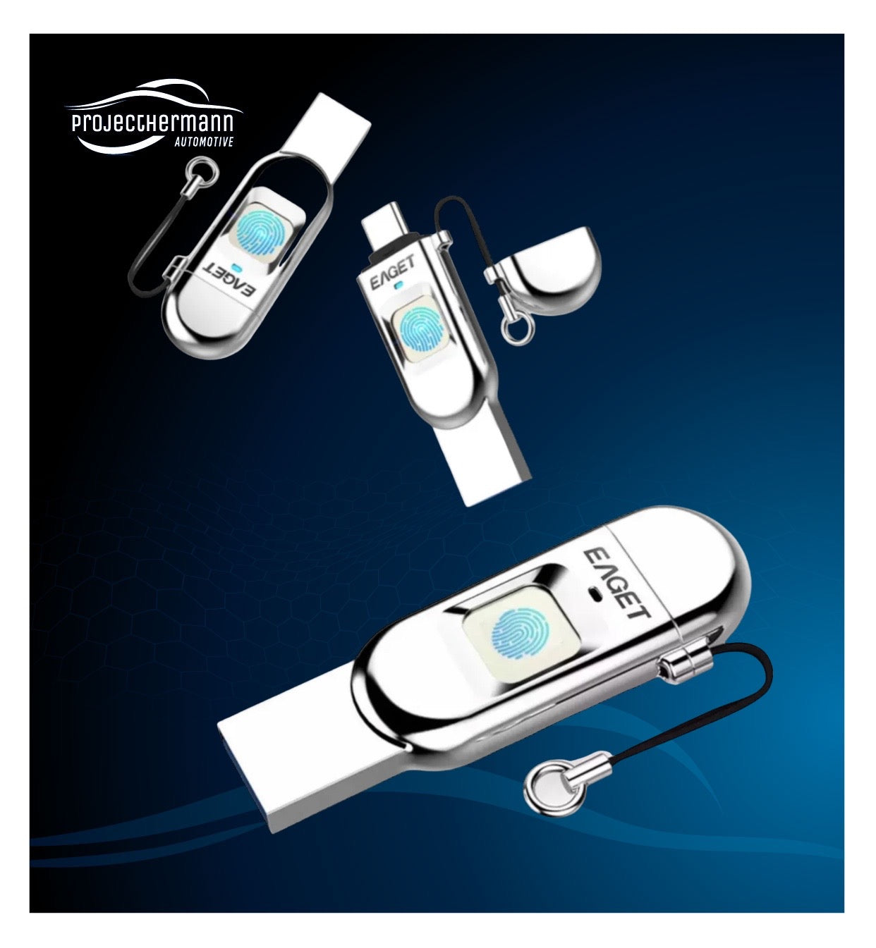 USB Sticks Fingerprint Secure mit Fingerabdruck-Scanner ...